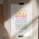 Ngā Tae — Te Reo Māori Colours Poster | Instant Download – Maimoa Creative