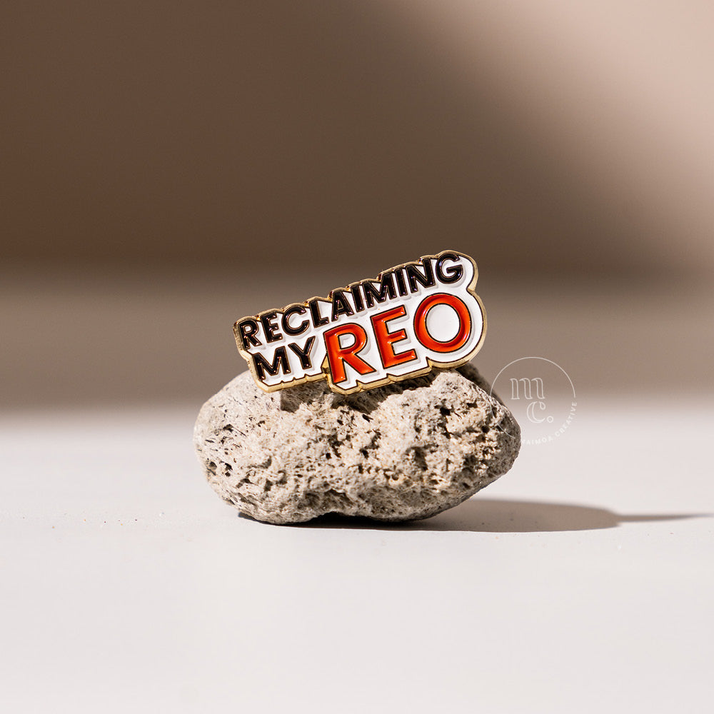 'Reclaiming My Reo' Enamel Badge Pin | Honour Your Language Learning ...